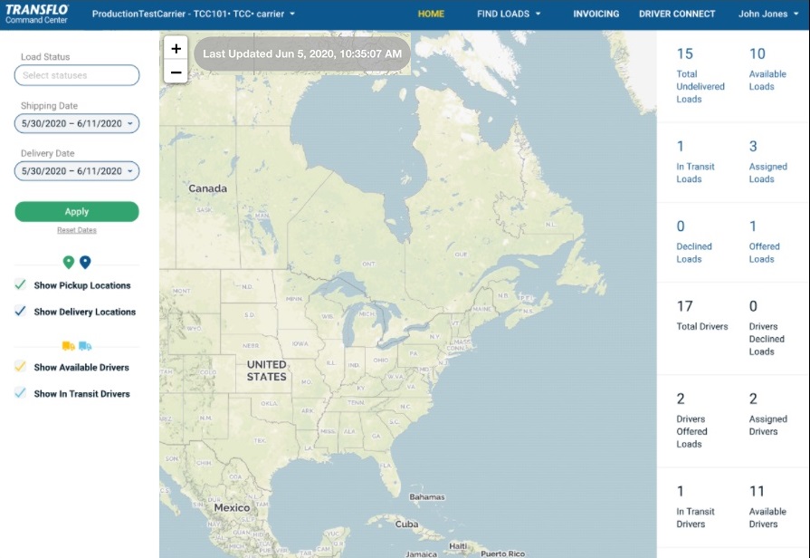 Transflo Command Center QuickStart Guide