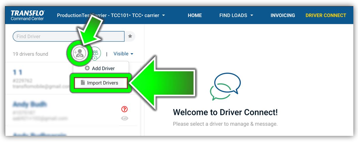 Add Drivers