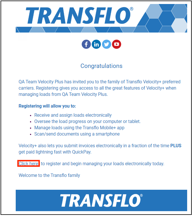 Transflo Command Center QuickStart Guide
