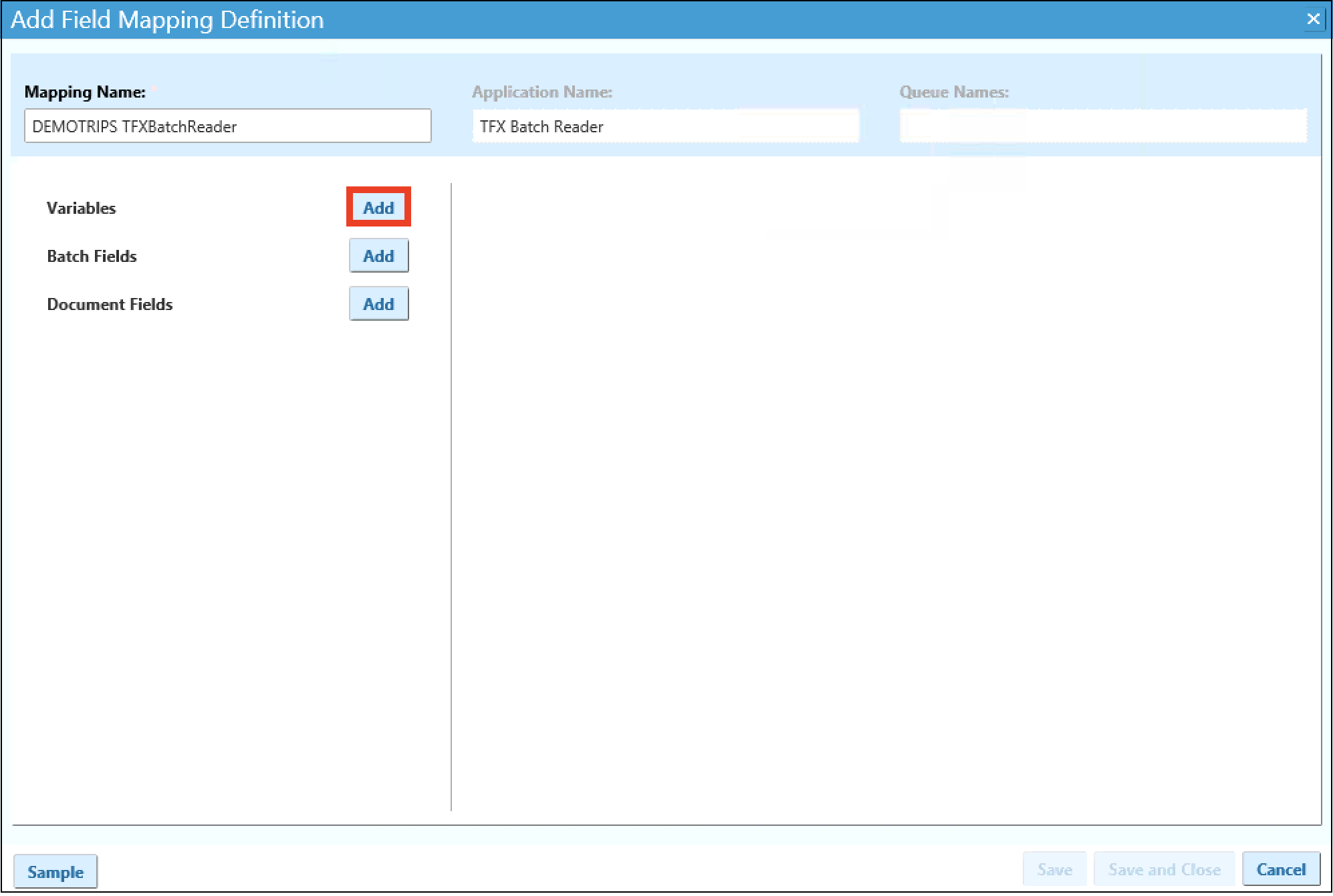 Transflo DMS Field Mapping