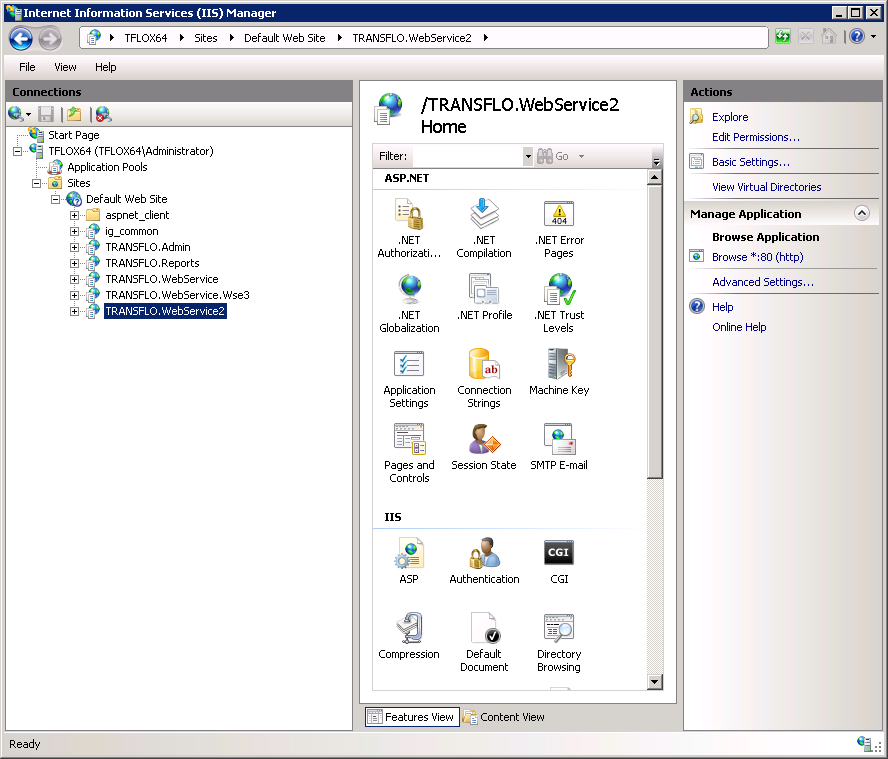 Transflo DMS Multiple Web Service