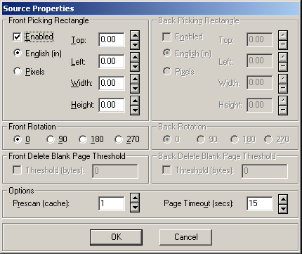 Configure DMS Batch Scan Settings