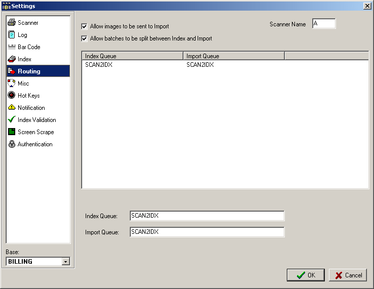 Configure DMS Batch Scan Settings
