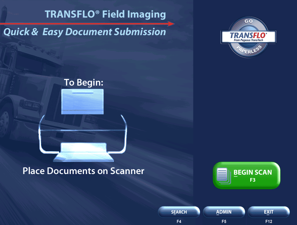 Scan and Index Images in Transflo DMS Field Imaging