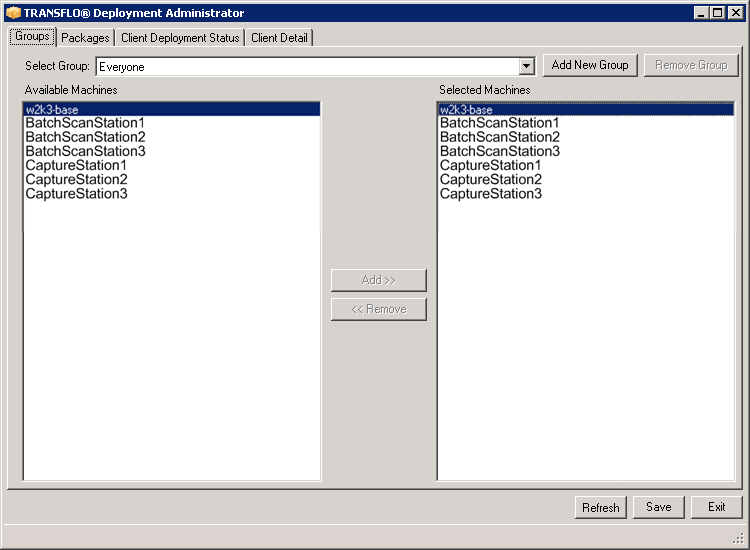 Transflo DMS Enterprise Deployment Administrator