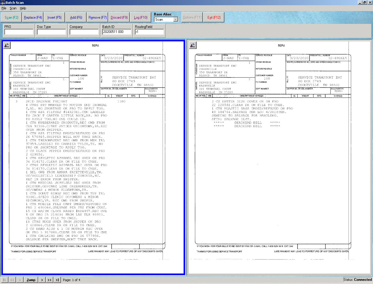 Scan and Index Documents