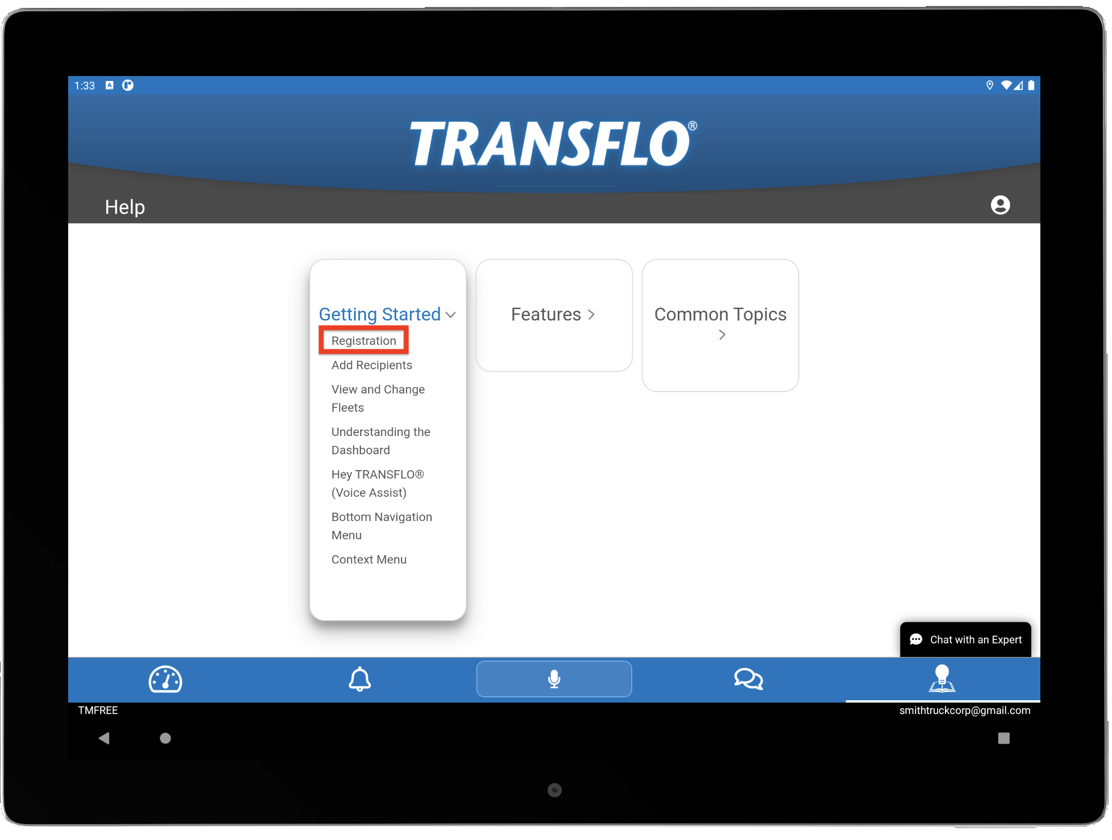 Transflo Driver Assist