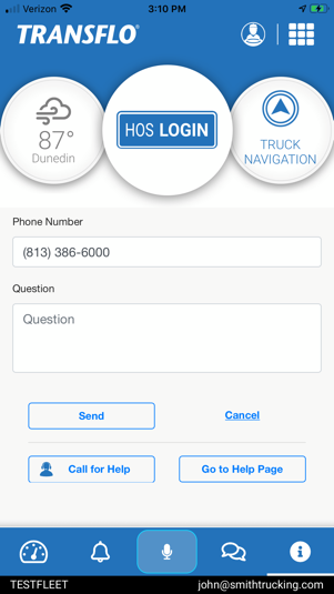 Transflo Mobile Plus App Basics