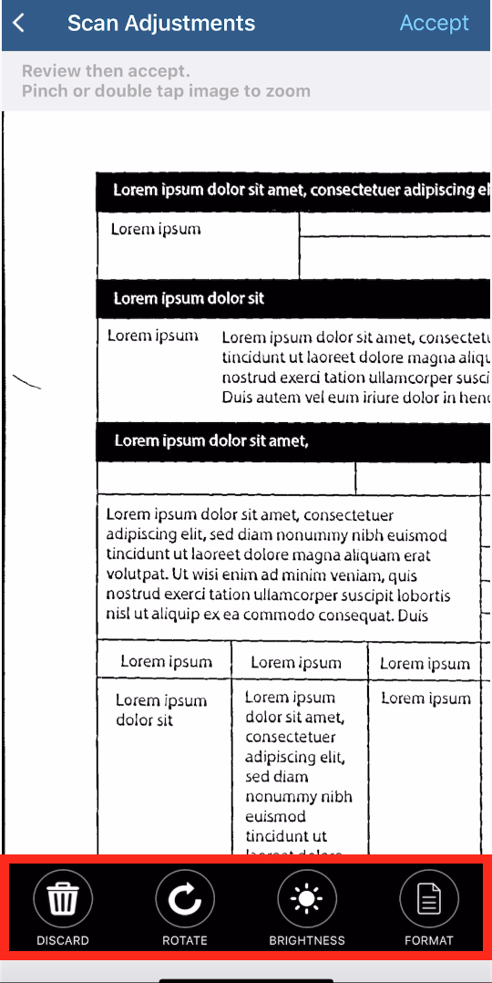Scan and Send Load Documents