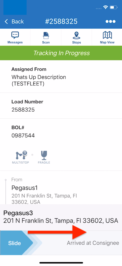 Deliver a Shipper-to-Consignee Load