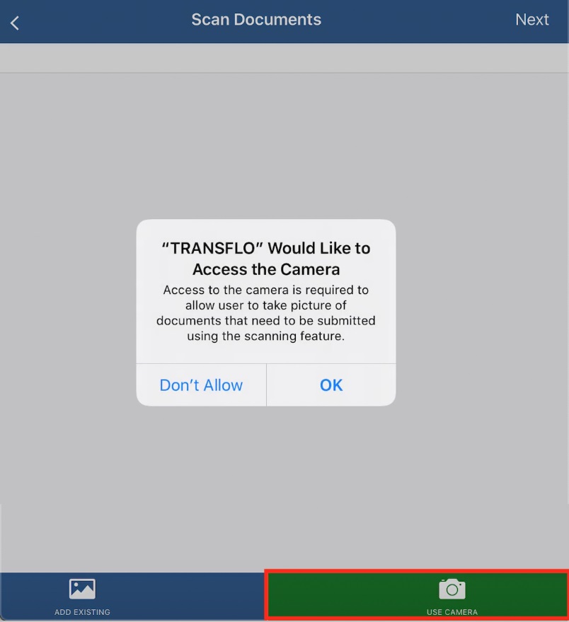 Scan and Send Load Documents