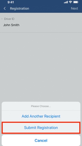 Set Up a New Transflo Mobile+ Account