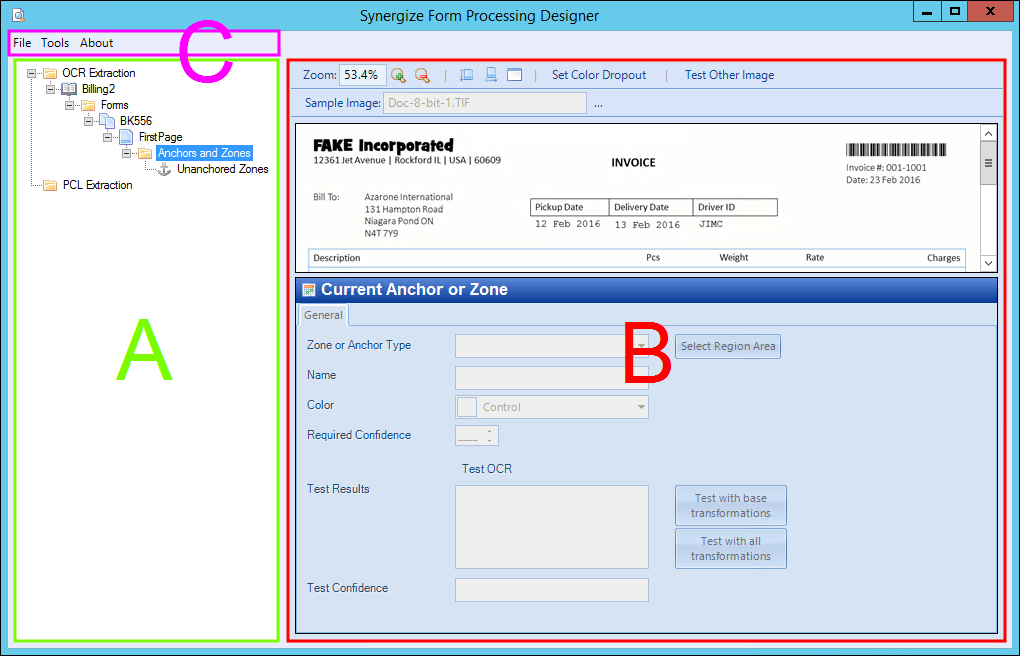 Synergize OCR Form Processing
