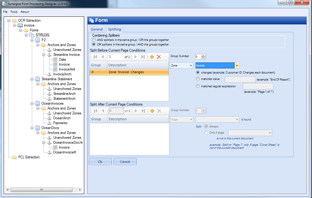 Design a Form in Synergize OCR Form Processing Designer