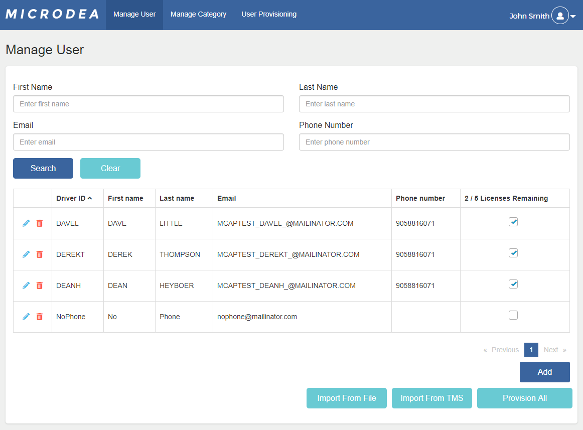 Configure console.microdea.com