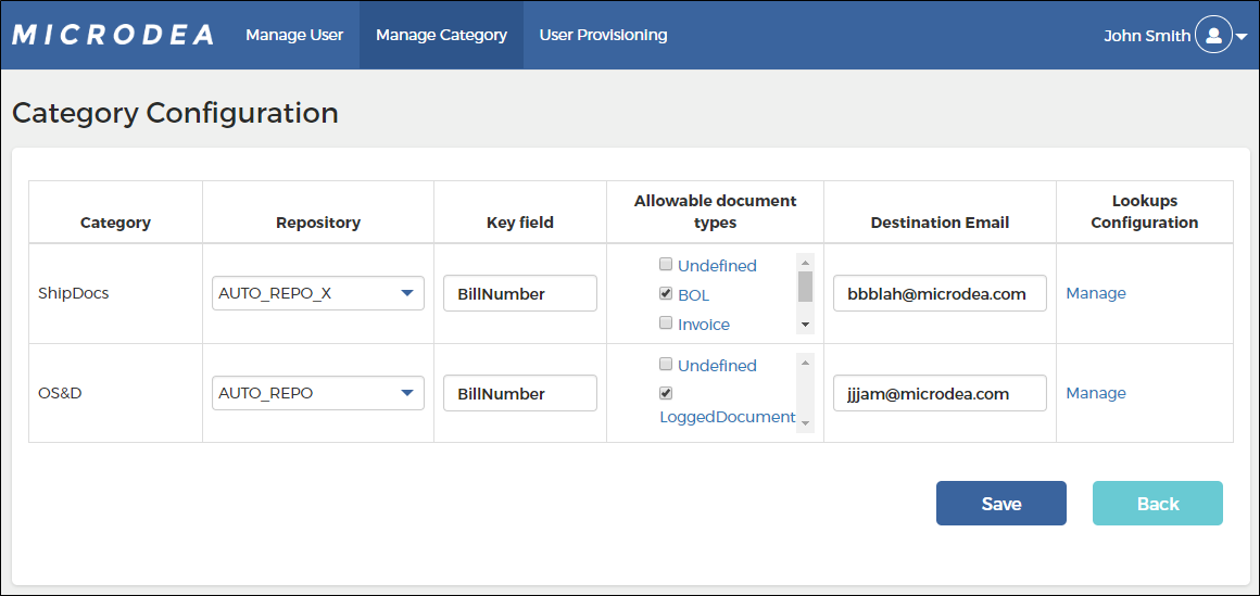 Configure console.microdea.com