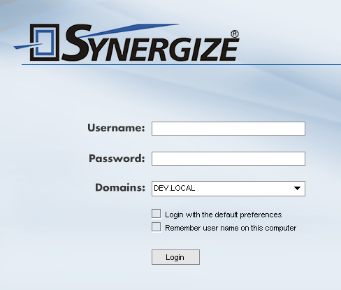 Synergize Web Explorer Client