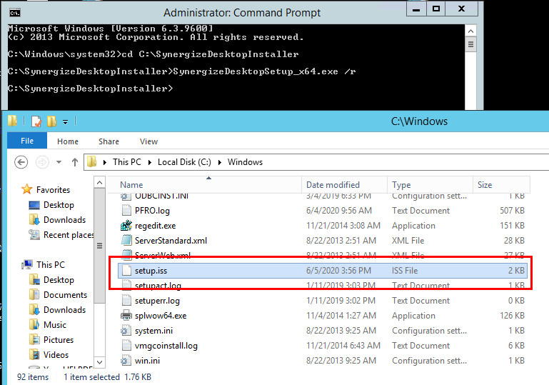 Install Synergize Desktop in Silent Mode