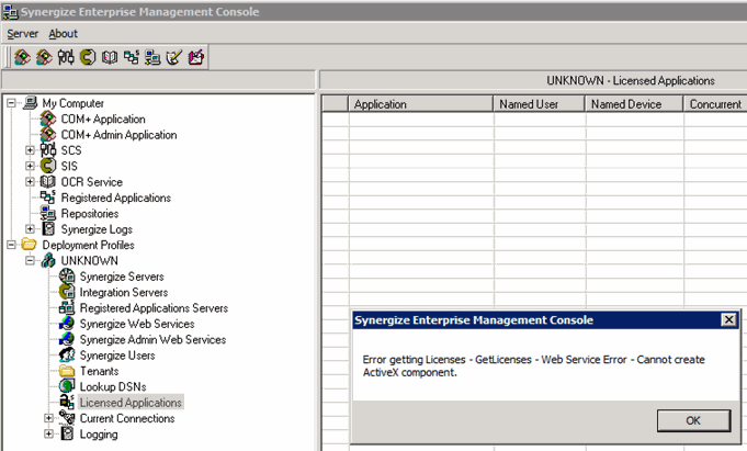 Resolve Emc Error Getting Deployment Info Creating Deploymentmgmt Object Cannot Create Activex
