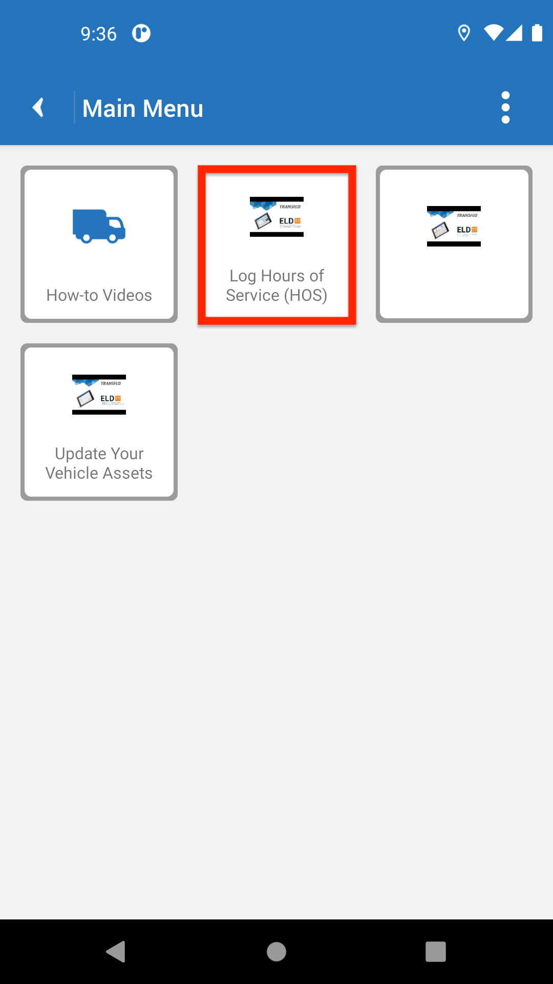 View Transflo ELD and HOS Videos
