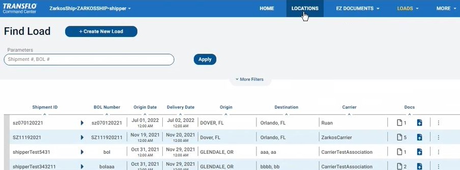 Transflo Shipper Portal 2023 Release Notes