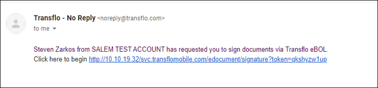 Request an ePOD Delivery Signature